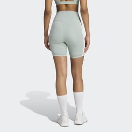 Damen Shorts "OPT ESS 3S S"wonder sage, wei&szlig;, innenbeinl&auml;nge ca. 18 cm, Gr. XS, adidas Performance, Obermaterial: 85% Polyester, 15% Elasthan, Hosen,