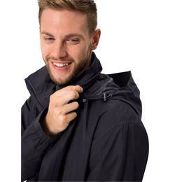 Vaude Herren Regenjacke "Men's Escape Light Jacket", schwarz, Gr. 4XL, unifarben, Obermaterial: 100% Polyester. Futter: 100% Polyamid. Meshfutter: