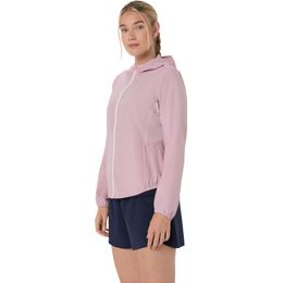 asics Damen Laufjacke "asics CORE JACKET", rosa, Gr. XXL, Web, Obermaterial: 100% Polyester, Jacken, &Uuml;bergangsjacke