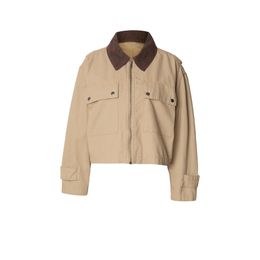Urban Classics Between-Season Jacket female Beige size XL
