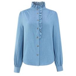 Sassyclassy Bluse Damen Gr&ouml;&szlig;e XL blau