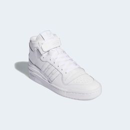 Herren Sneaker "FORUM MID", adidas originals, Gr. 37, wei&szlig;, Baumwolle, Synthetik, Schuhe