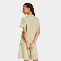 Damen T-Shirt "W SL REG T", beige, Gr. XL, adidas Sportswear, Obermaterial: 100% Baumwolle, Shirts