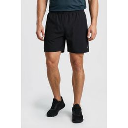 Hummel Damen Trainingsshorts "HMLPULSE WORKOUT SHORTS", schwarz, Gr. XL, Obermaterial: 100% Polyester, Hosen, mit elastischem Bund, regul&auml;re