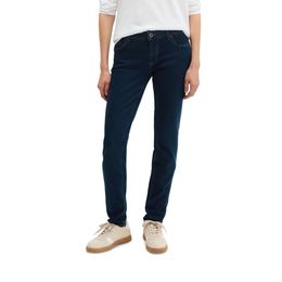 Marc O'Polo MARC O'POLO Damen Slim-fit-Jeans "aus stretchigem Bio-Baumwolle-Mix"clean dunkelblau wash, Gr. 25, unifarben, Obermaterial: 89% Baumwolle, 8%