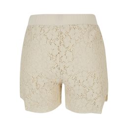 Urban Classics Damen Stoffhose "Urban Classics Damen Ladies Laces Shorts"softseagrass, Gr. 4XL, unifarben, 94% Polyamid, 6% Elasthan, Hosen
