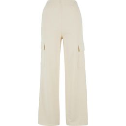Urban Classics Damen Jogginghose "Urban Classics Damen Ladies Baggy Light Terry Sweat Pants", beige, Gr. 4XL, unifarben, 70% Baumwolle, 30%