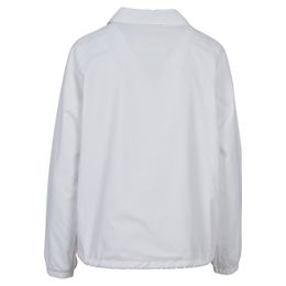 Urban Classics Damen Fleecejacke "Urban Classics Damen Ladies Coach Jacket", wei&szlig;, Gr. S, unifarben, 100% Polyester, Jacken