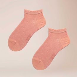 Kunert Herren Sneakersocken "Sneaker Allover Essential", Gr. 39, pink, Obermaterial: 61% Baumwolle CO. 39% Polyamid PA., Socken