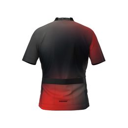 Ziener Herren Radtrikot "NEMIC-Z", schwarz, Gr. 58, Obermaterial: 100% Polyester. Obermaterial 2: 90% Polyester, 10% Elasthan, Trikots