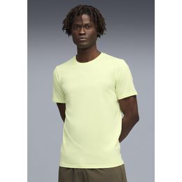 Puma Herren Trainingsshirt "M TAD ESSENTIALS HEATHER CAT TEE (CF SMALL CAT)"apple spritz heather, Gr. XXL, Jersey, Obermaterial: 100% Polyester,