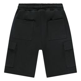 Cars Jeans M&auml;dchen Cargoshorts "Shorts NYO", schwarz, Gr. 12, unifarben, Sweatware, Obermaterial: 58% Baumwolle, 42% Viskose, Hosen