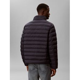 Herren Steppjacke "LS NYLN MD WT HDD F", schwarz, Gr. M, Calvin Klein Jeans, unifarben, Web, Obermaterial: 100% Polyester, Jacken, Regular fit mit