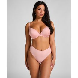 Hunkem&ouml;ller HUNKEM&Ouml;LLER Damen String "Smooth Thong", Gr. S, rosa, 58% Polyamid, 42% Elasthan, Unterhosen