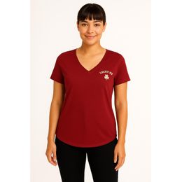 V&eacute;ro Moda VERO MODA Damen T-Shirt "VMEDA VANESSA SS TOP BOX JRS GA", rot, Gr. M, bedruckt, Jersey, Obermaterial: 100% Baumwolle, Shirts