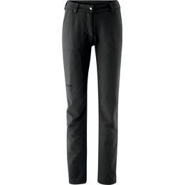 Maier Sports Damen Outdoorhose "DA-HOSE EL. HELGA"schwarz, Gr. 84, Obermaterial: 91% Polyester, 9% Elasthan, Hosen