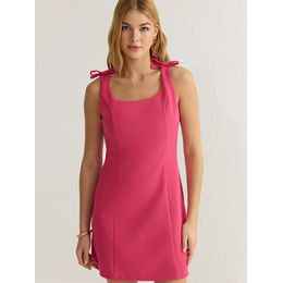 Trendyol Kleid Damen Gr&ouml;&szlig;e 34 fuchsia Winterkleid