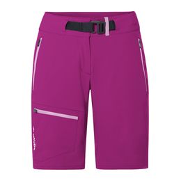 Vaude Sportshorts 'Badile' Damen Gr&ouml;&szlig;e L dunkelpink / wei&szlig;