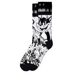 American Socks Socken 'Evil Cat' Herren Gr&ouml;&szlig;e 41/46 wei&szlig;