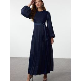 Trendyol Kleid Damen Gr&ouml;&szlig;e 42 navy Winterkleid