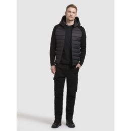 Anorak Khujo "NILON", Herren, Gr. L, schwarz, Web, 100% Nylon, unifarben, h&uuml;ftlang, Raglan&auml;rmel, Jacken