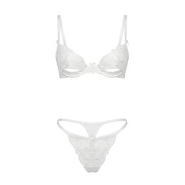 L.BEV W&auml;sche-Sets 'Eleganza Bianca Set' Damen Gr&ouml;&szlig;e 90 wei&szlig;