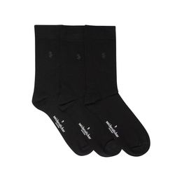 Seidensticker Socks 'Schwarze Rose' male Black size 39-42