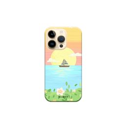 Glided Smartphoneh&uuml;lle 'Cute Sunset Glided Handyh&uuml;lle' Damen Gr&ouml;&szlig;e iPhone 15 Plus schwarz