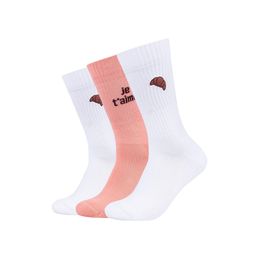 s.Oliver Socken Damen Gr&ouml;&szlig;e 35/38 braun / lachs / wei&szlig;