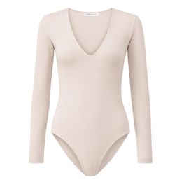 Sassyclassy Shirtbody Damen Gr&ouml;&szlig;e M beige