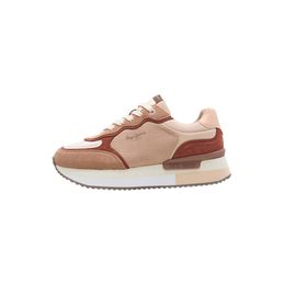Pepe Jeans Sneaker 'Rusper Snake' Damen Gr&ouml;&szlig;e 37 beige / sand / rostbraun / wei&szlig;