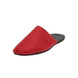 MagicFelt Slippers 'Filzpantoffel MagicFelt Travel 2.0' female Red size 44/45