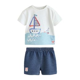 next Set Jungen Gr&ouml;&szlig;e 62 marine / himmelblau / kirschrot / offwhite