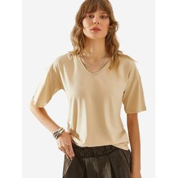 Bianco Lucci T-Shirt Damen Gr&ouml;&szlig;e S sand