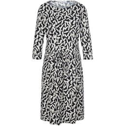Peter Hahn - Jersey-Kleid mit 3/4-Arm, schwarz, Gr. 50 / XL