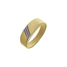 Lucardi Ring 'Einfach' male Gold size 57