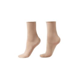 CALZEDONIA Socks female Beige size 36-38