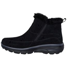 Skechers Stiefelette Damen Gr&ouml;&szlig;e 35 schwarz Winterschuhe