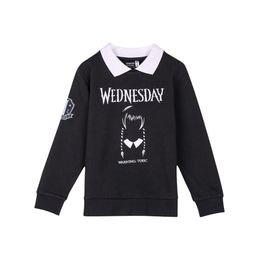 Wednesday Sweatshirt M&auml;dchen Gr&ouml;&szlig;e 158 schwarz