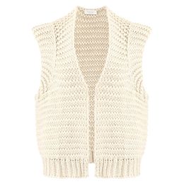 Sassyclassy Strickweste Damen Gr&ouml;&szlig;e M beige