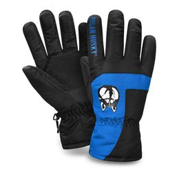 Polar Husky Sporthandschuhe 'Jannu' Herren Gr&ouml;&szlig;e XL blau / schwarz / wei&szlig;
