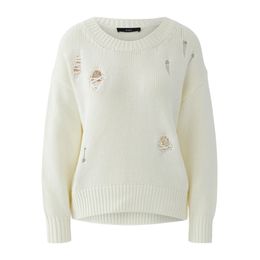 Oui Pullover Damen Gr&ouml;&szlig;e M beige