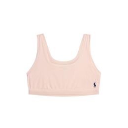 Polo Ralph Lauren Bralette ' Club Cotton ' Damen Gr&ouml;&szlig;e 90 beige / rosa