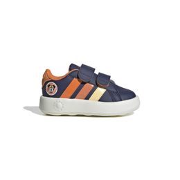adidas Sportswear Sneaker 'GRAND COURT MICKEY' Jungen Gr&ouml;&szlig;e 22 dunkelblau / hellgelb / orange / koralle