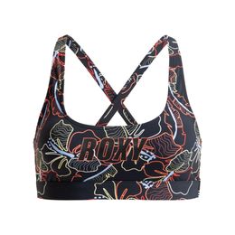 Roxy Sportbikinitop 'Active' Damen Gr&ouml;&szlig;e 110 hellgelb / anthrazit / flieder / rot