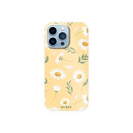Glided Smartphoneh&uuml;lle 'Yellow Daisy Glided Handyh&uuml;lle' Damen Gr&ouml;&szlig;e iPhone 15 Pro schwarz
