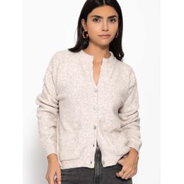 Sassyclassy Strickjacke Damen Gr&ouml;&szlig;e L greige