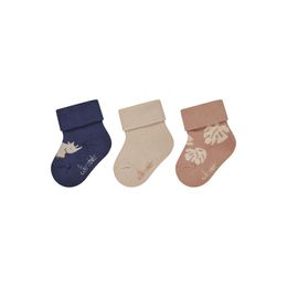 Sterntaler Socken Jungen Gr&ouml;&szlig;e 16 beige / dunkelblau / cognac