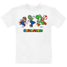 Super Mario Kids - Running T-Shirt wei&szlig; in 104 MRO01131 TKW3-4
