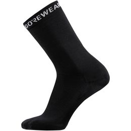 Gore Wear Sportsocken 'Essential' Herren Gr&ouml;&szlig;e 47/49 schwarz / wei&szlig;